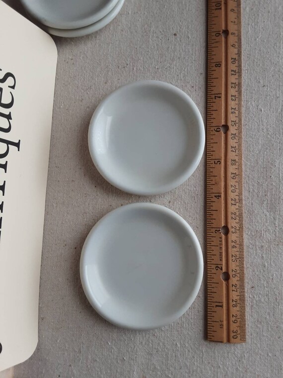 Vintage Butter Pats Stoneware Ironstone Cream White | Etsy