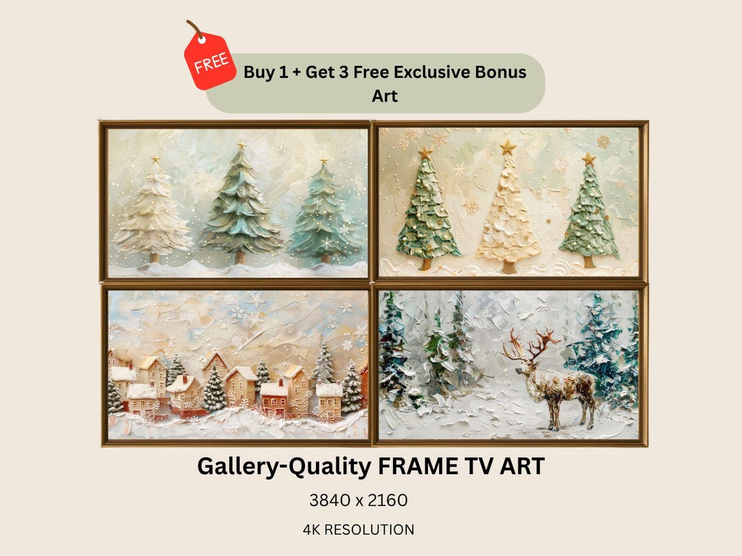 Christmas Frame TV Art Christmas Tree Samsung Frame TV Art Christmas ...