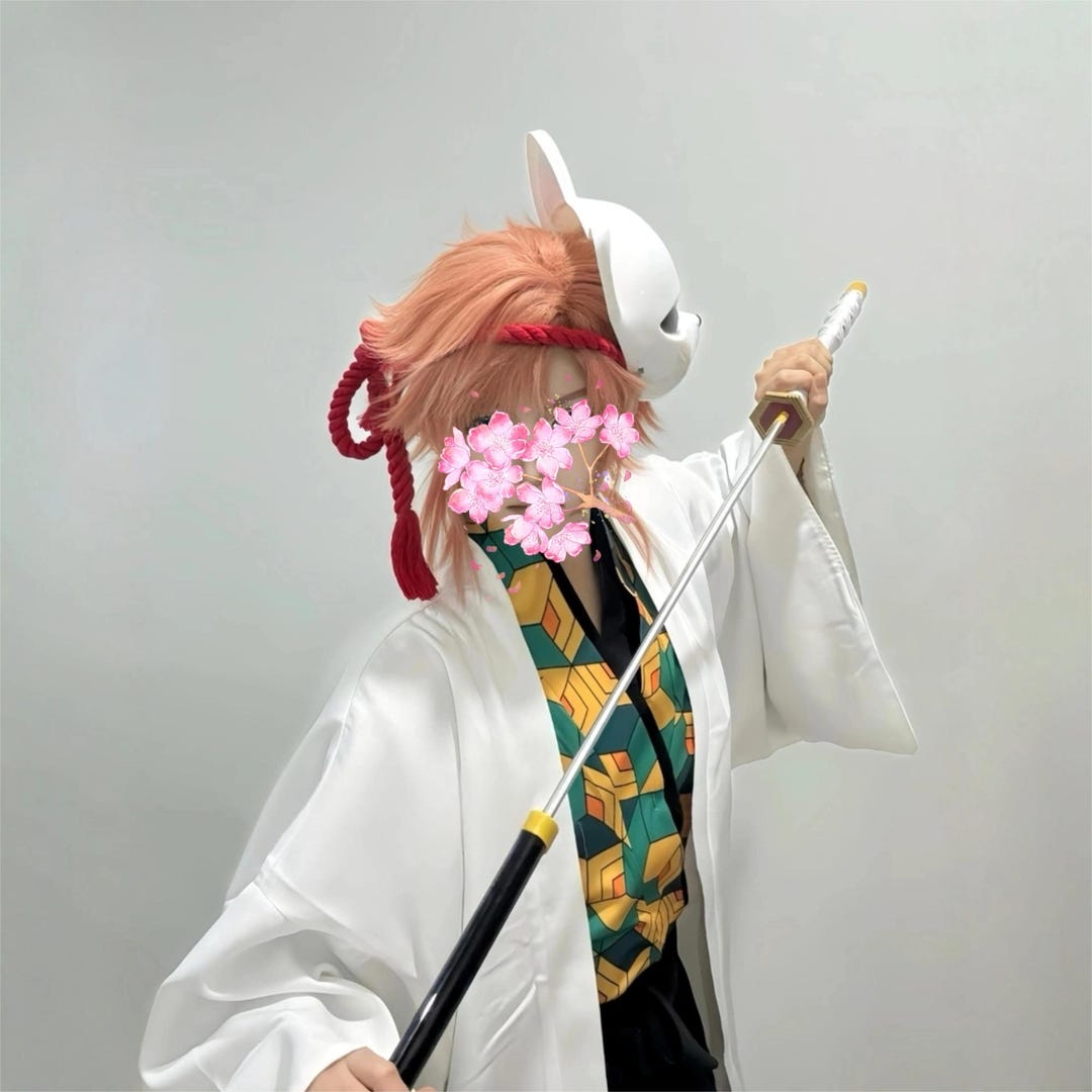 Japan Anime Demon Slayer Water Hashira Sabito Haori Cosplay Costume ...