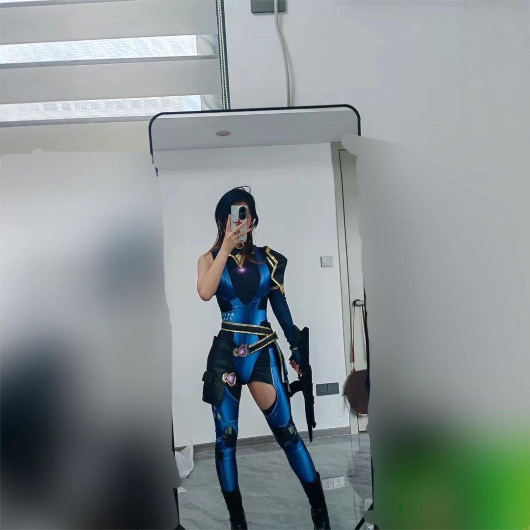 Valorant Reyna Tight-fitting Cosplay Handmade Cyberpunk Halloween Anime ...
