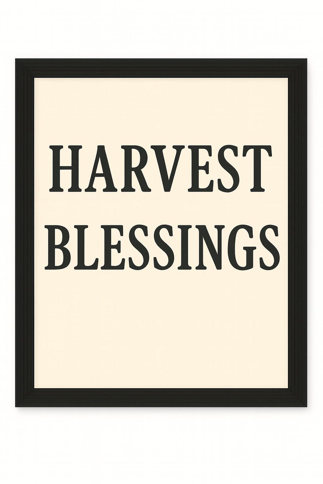 Harvest Blessings Fall Print (fall-harvest Style) - Etsy
