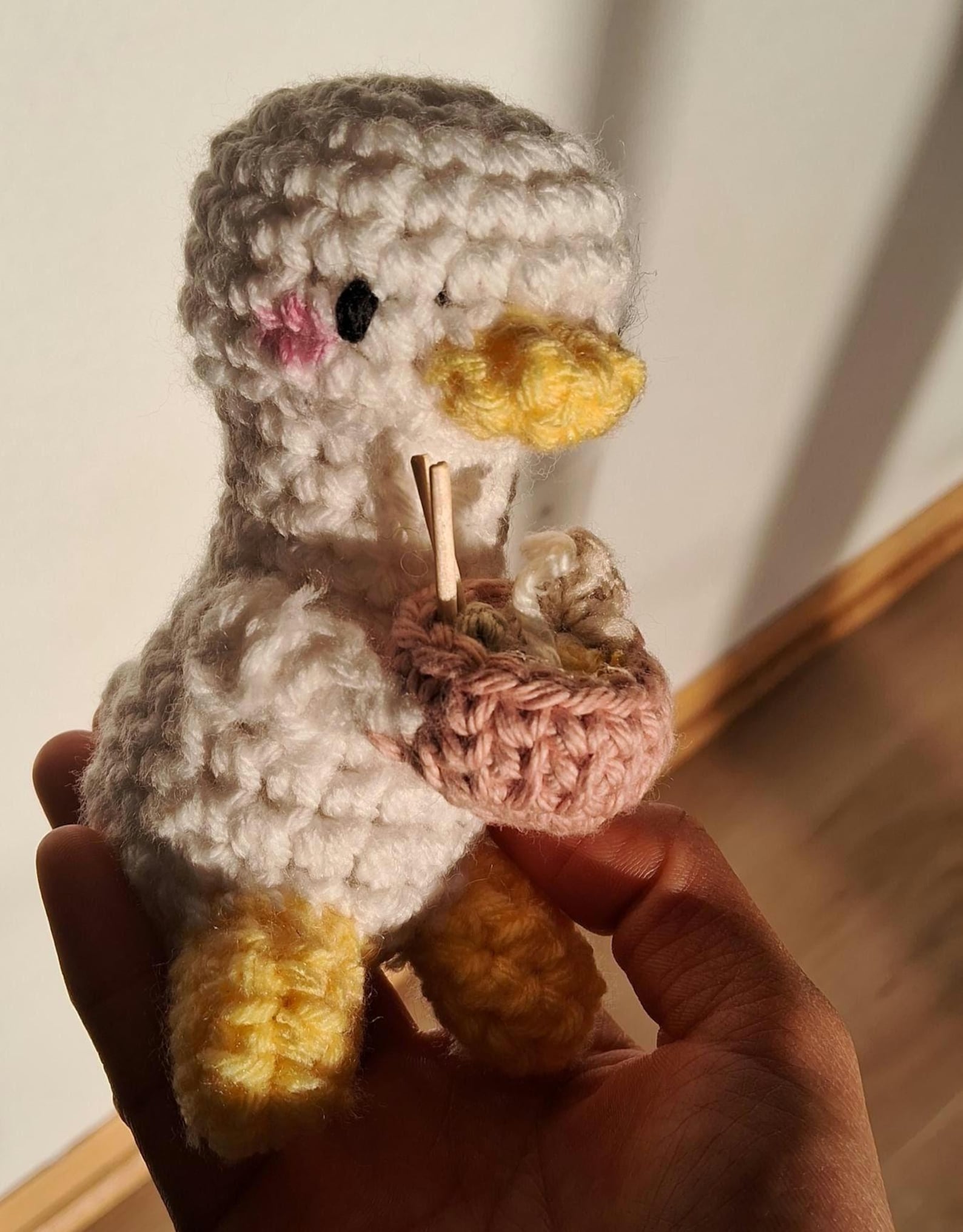 Amigurumi Goose Plushie | Handmade Crochet Goose Toy | Cute Kawaii ...