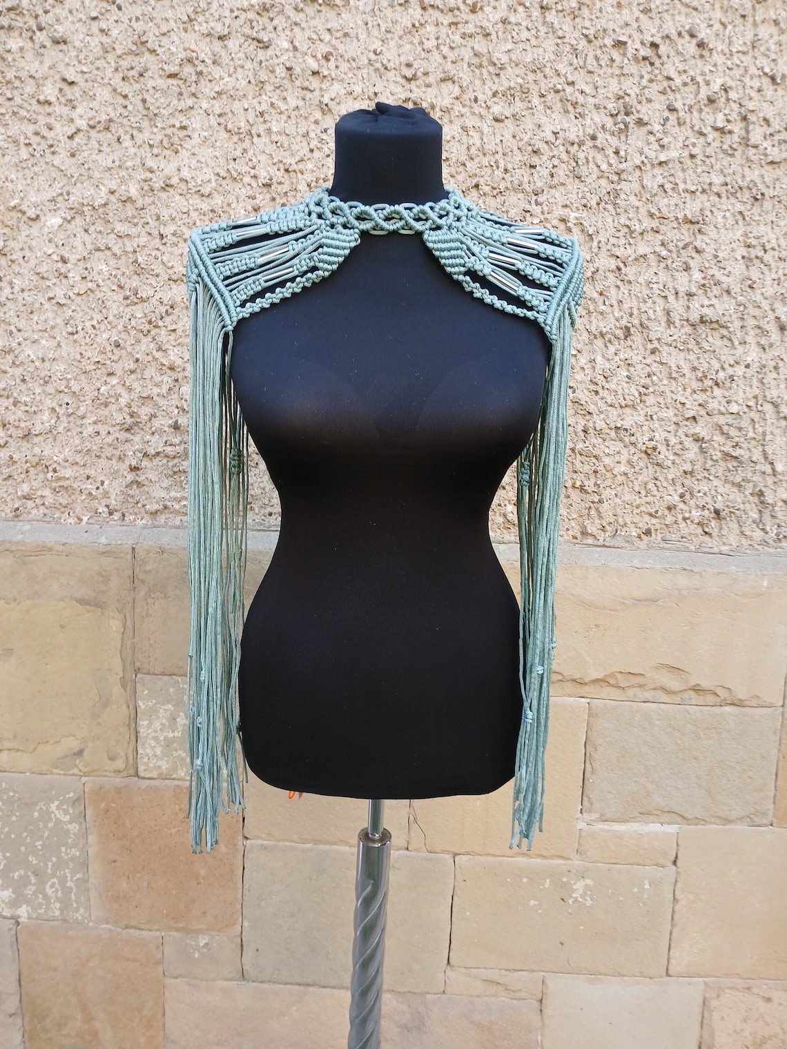 Macrame Shoulder Accessories, Festival Outfit, Party Clothing, Macrame ...