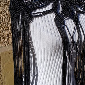Macrame Cape, Macrame Shoulder, Macrame Art , Macrame Festival, Boho ...