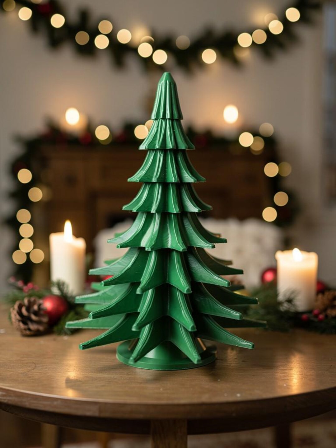 Stackable Pine Tree Tabletop Decoration - Etsy