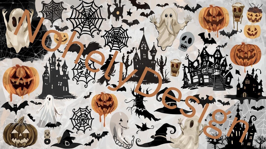 Halloween Spooky Printables, Digital Download - Etsy