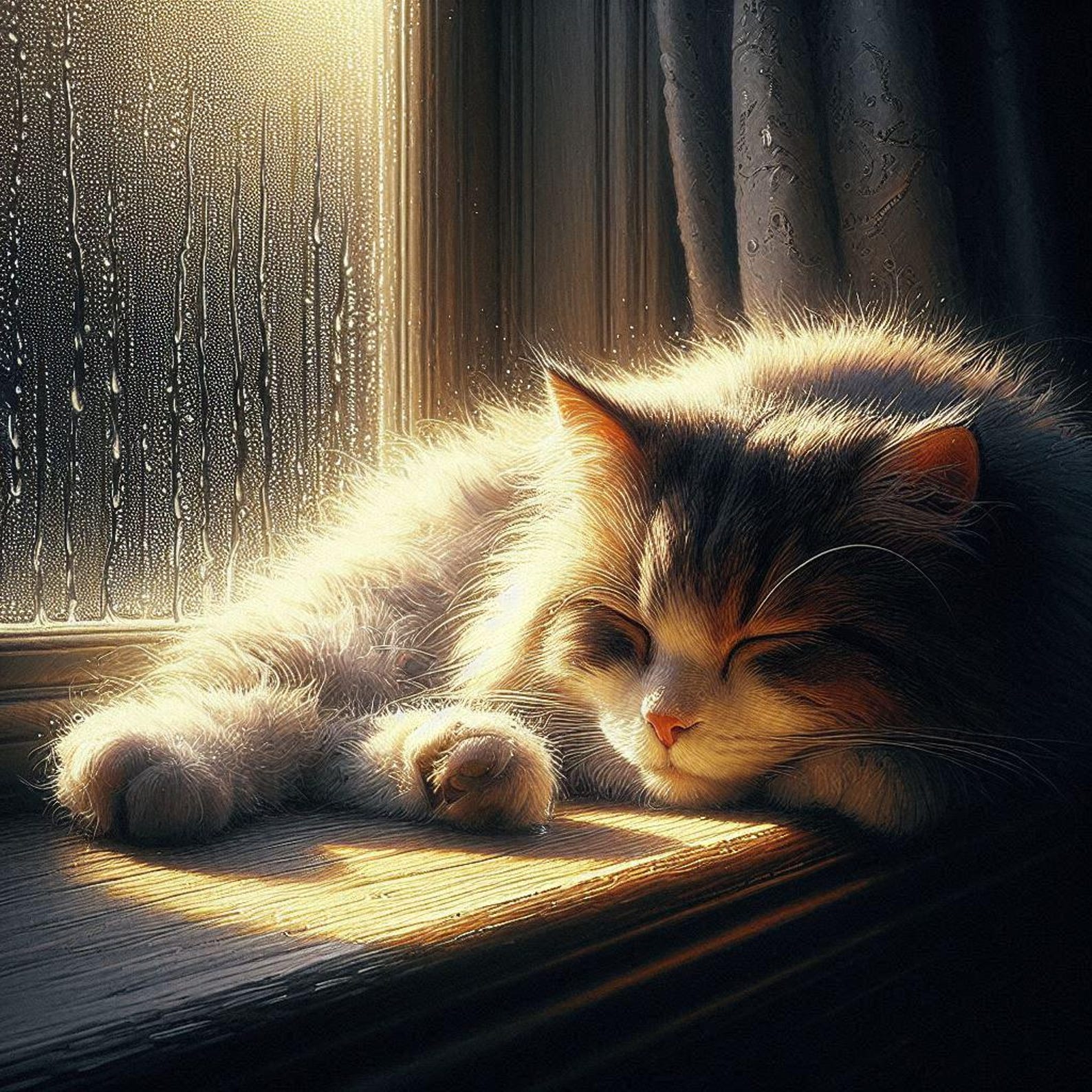 Lofi Sleep Art PNG Bundle: Dreamy Oil Painting Clip Art (digital ...