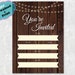 Rustic Blank Party Invitation, Rustic You're Invited Party Invitation ...