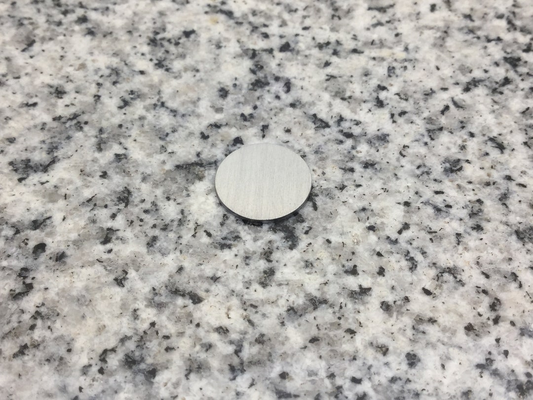 LASER CUT MAGNETIC 5/8'' (16mm) Round Disc Blank, 22g Stainless Steel ...