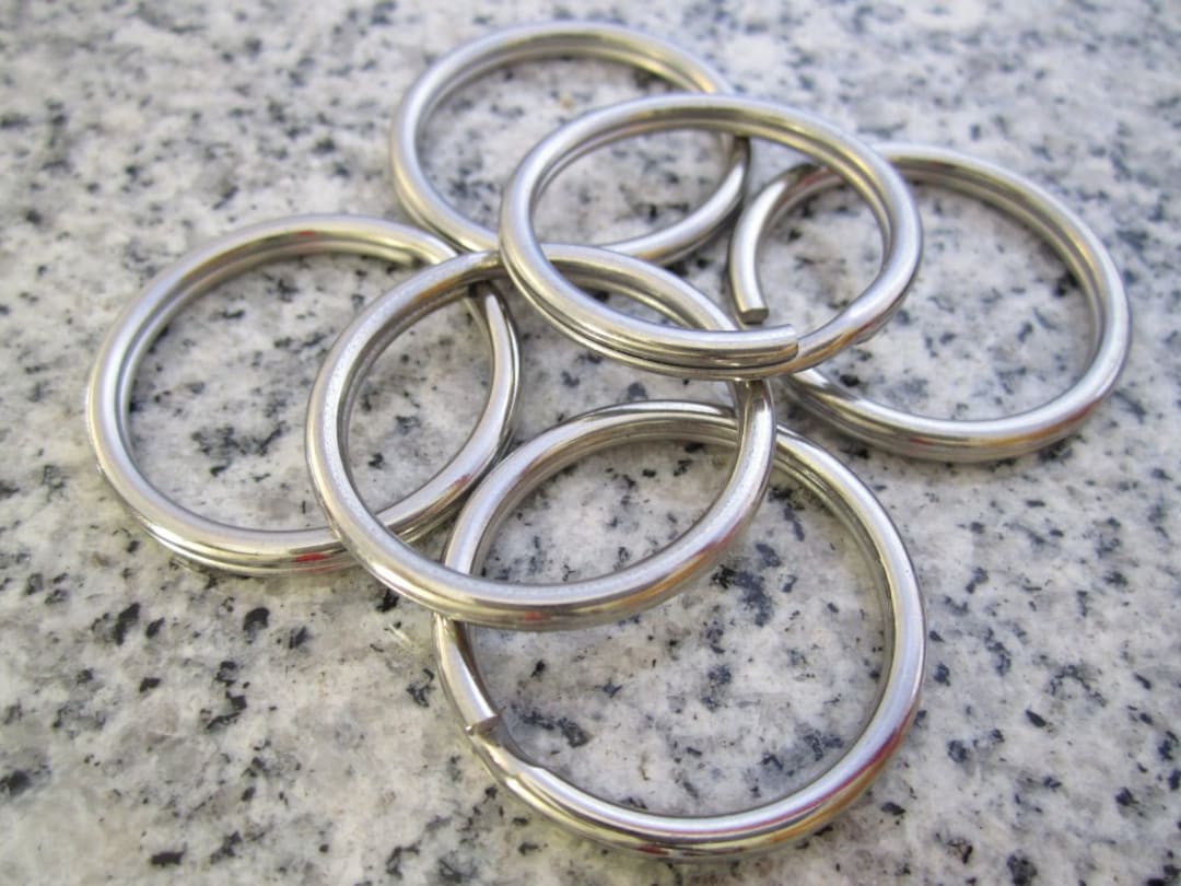30mm Solid Stainless Steel Key Rings - KRR-30 - Etsy