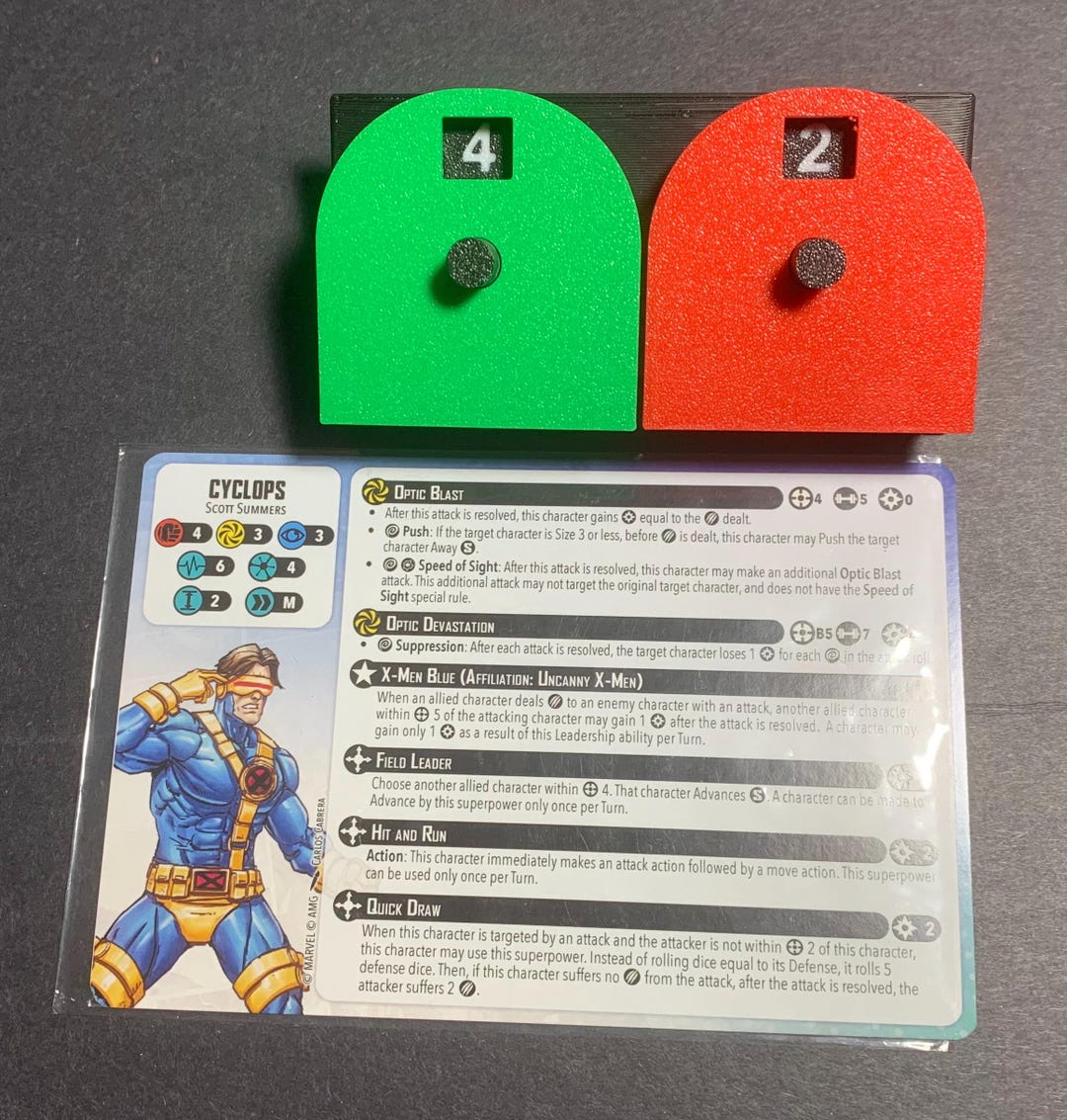 Stamina and Power Dials - STL - Marvel Crisis Protocol - Etsy