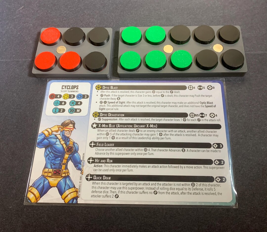 Token Tray Set - STL - Marvel Crisis Protocol - Etsy