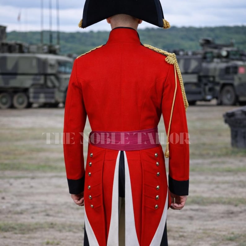 Napoleonic British Lieutenant General Wool Coat | Custom Historical ...