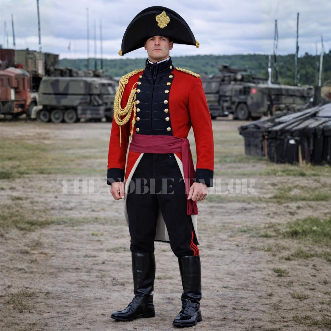 Napoleonic British Lieutenant General Wool Coat | Custom Historical ...