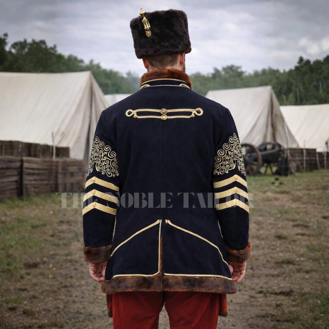 Men's Handmade Hussar Jacket | 19th Century Jimi Hendrix Style With ...