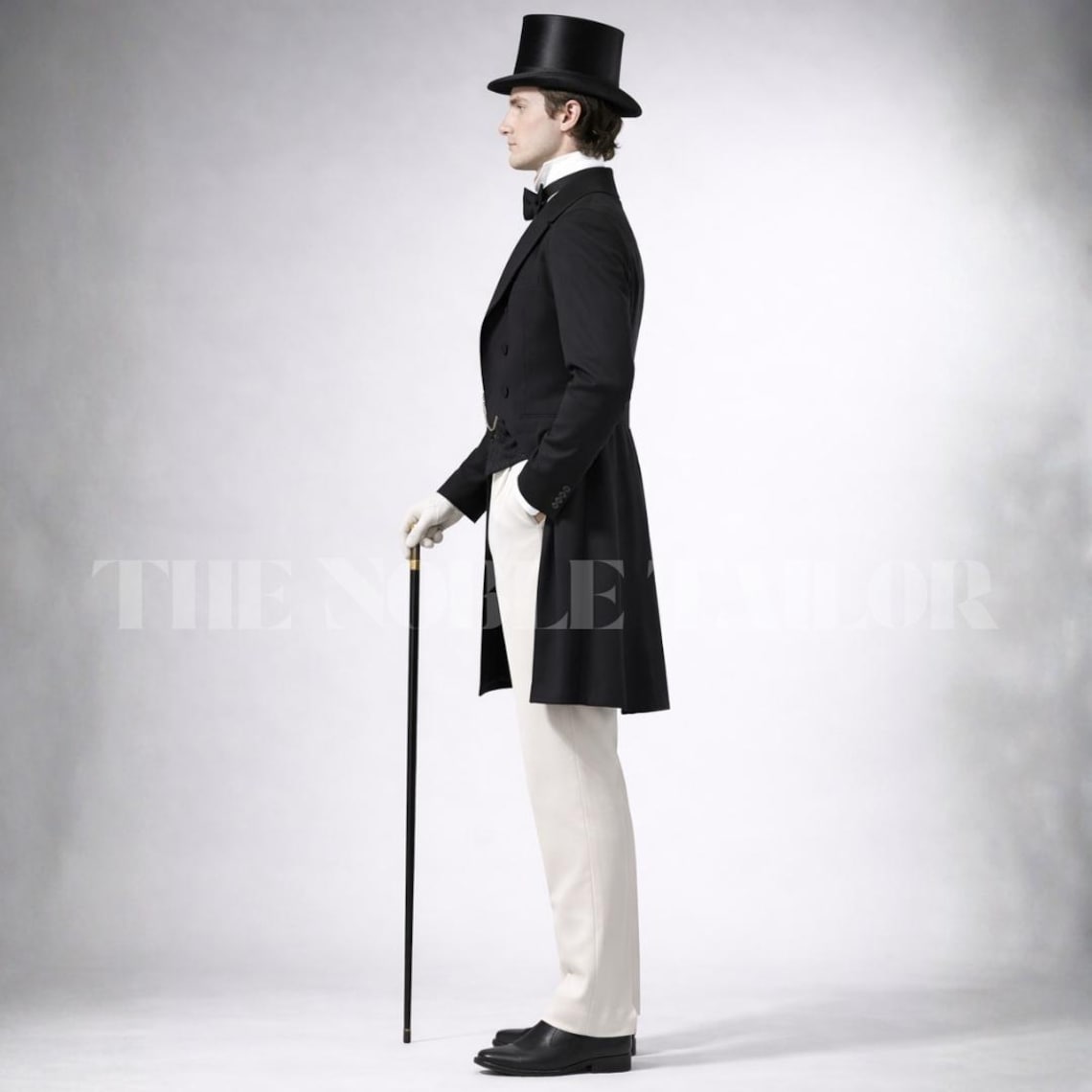 1850s Victorian Gentleman Suit for Men | Frock Coat and Trousers 19th ...