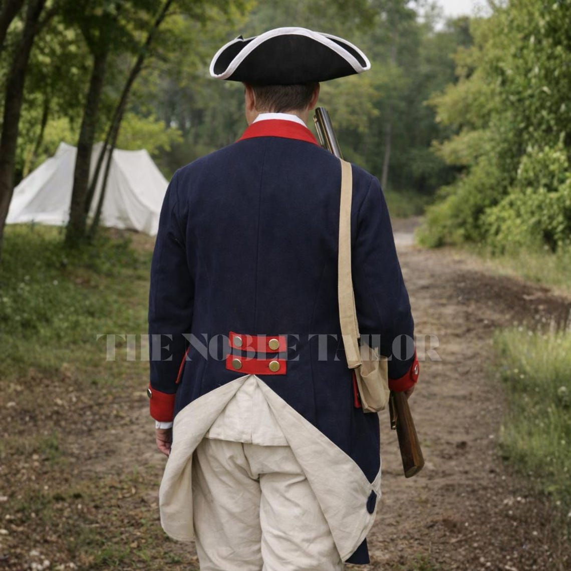 Continental Army Wool Coat | 1770s Revolutionary War Reenactment ...