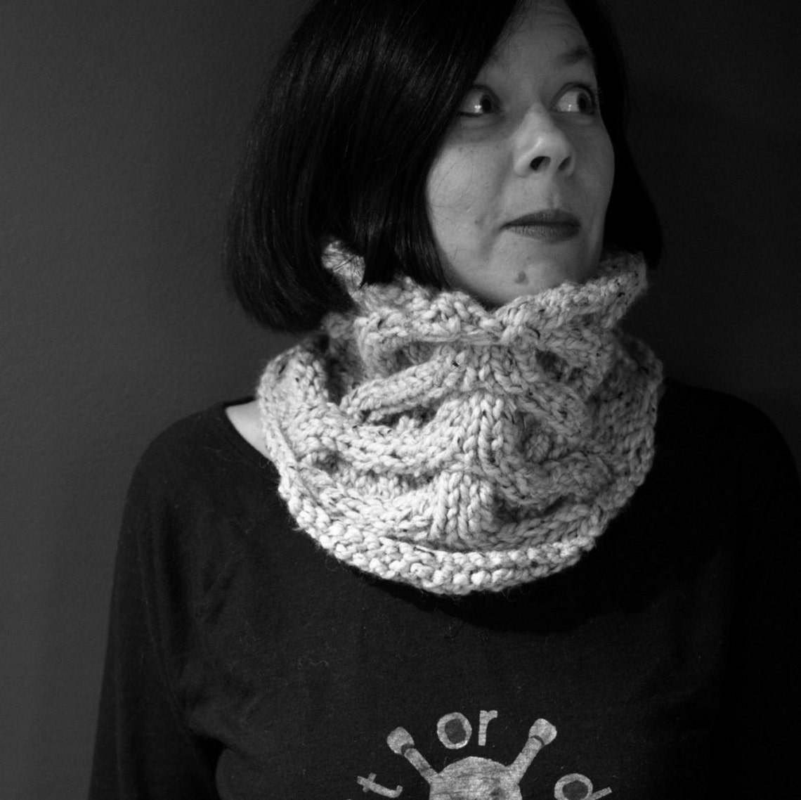 Knitting Pattern for Skeleton Dance Cowl | Etsy