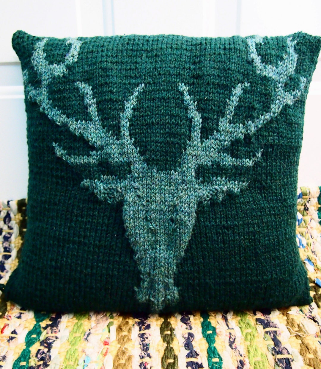 Knitting Pattern for Stag / Deer Head Pillow - Etsy