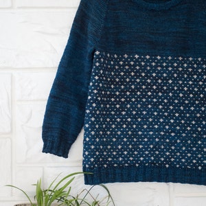 Knitting Pattern for the SNOWFALL SWEATER - Etsy