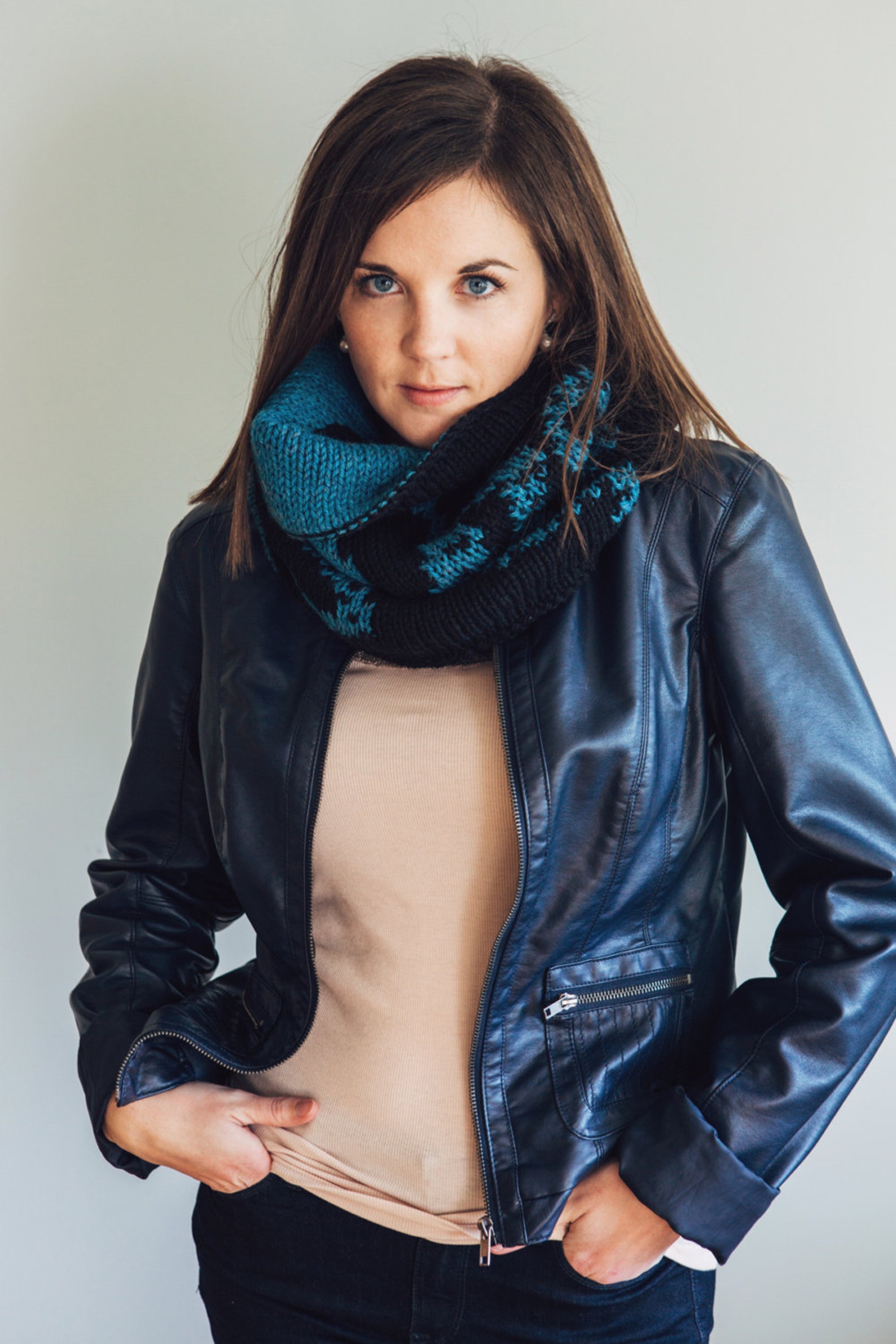 Knitting Pattern — Double Knit Kraken Cowl, Reversible Nautical Cowl ...