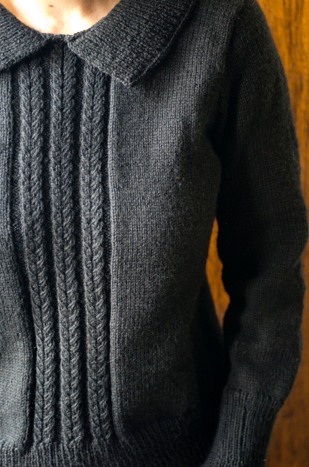 Knitting Pattern for the Basic Black Sweater | Etsy