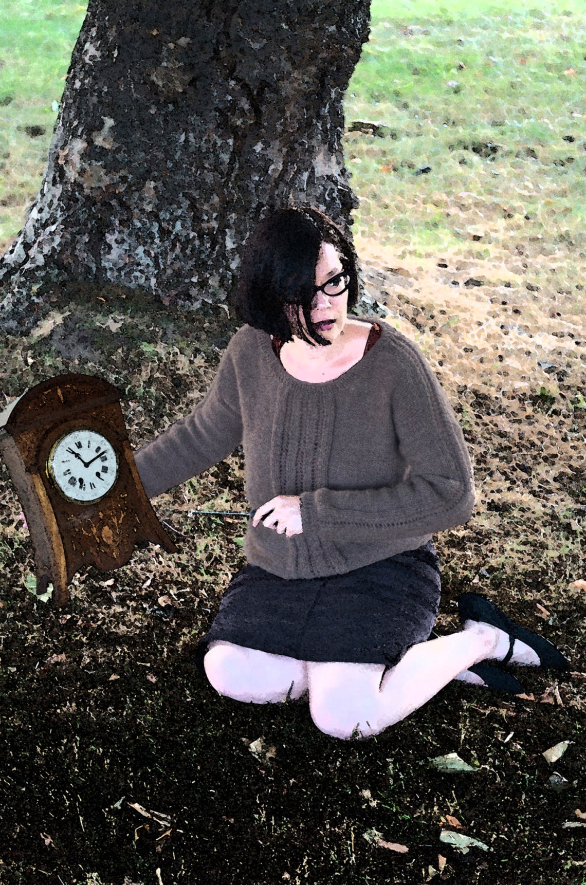 Knitting Pattern — Nancy Drew Sweater, Vintage-inspired Women's ...