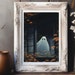 Ghost Looking Out a Window During Fall, Spooky Ghost Print, Halloween ...