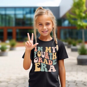 In My Fourth Grade Era First Day of School Shirt, Retro 4th Grade Shirt ...