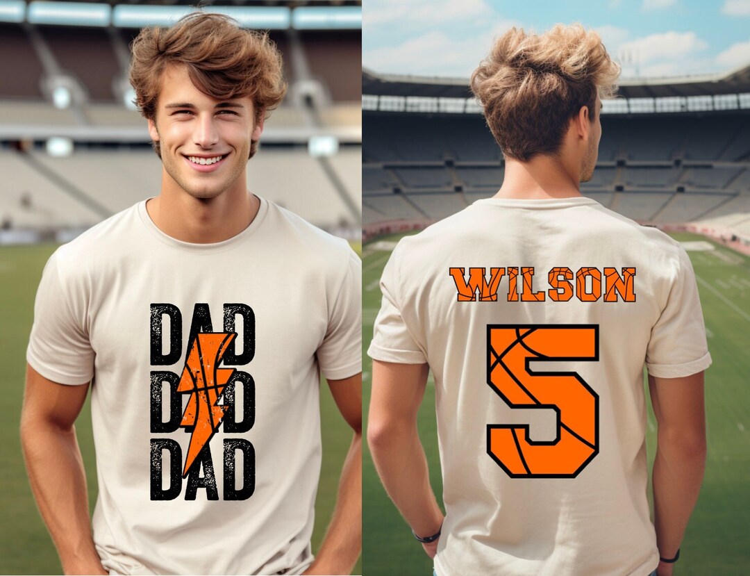 Custom Basketball Dad Shirt, Dad Basketball Tee, Sports Dad Shirt for ...