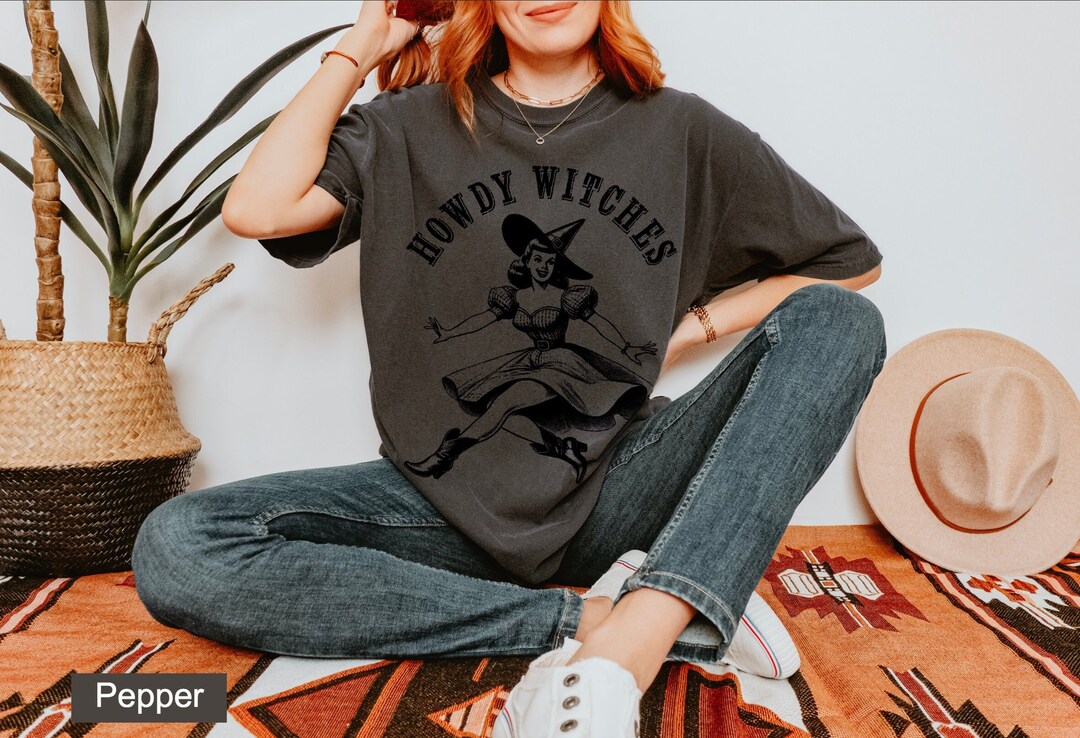 Howdy Witches Shirt, Western Cowgirl Halloween Shirt, Cute Southern ...