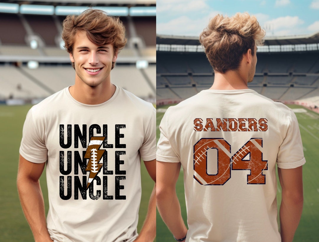 Family Custom Football Shirt, Football Uncle Shirt, Men's Football Tee ...
