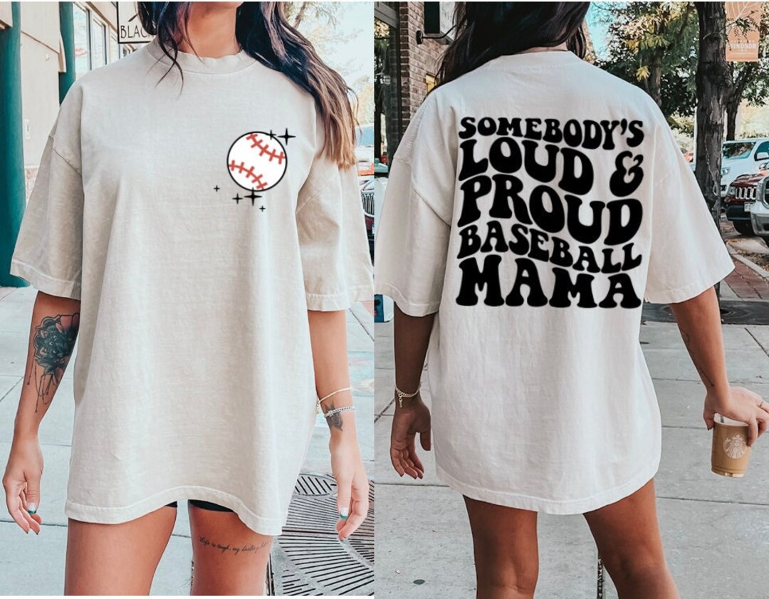 Baseball Mom Shirt, Trendy Baseball Mom Tee, Funny Baseball Season Mama ...