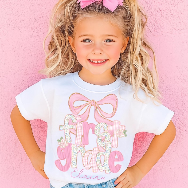 Preschool First Day Outfit Girl - Etsy