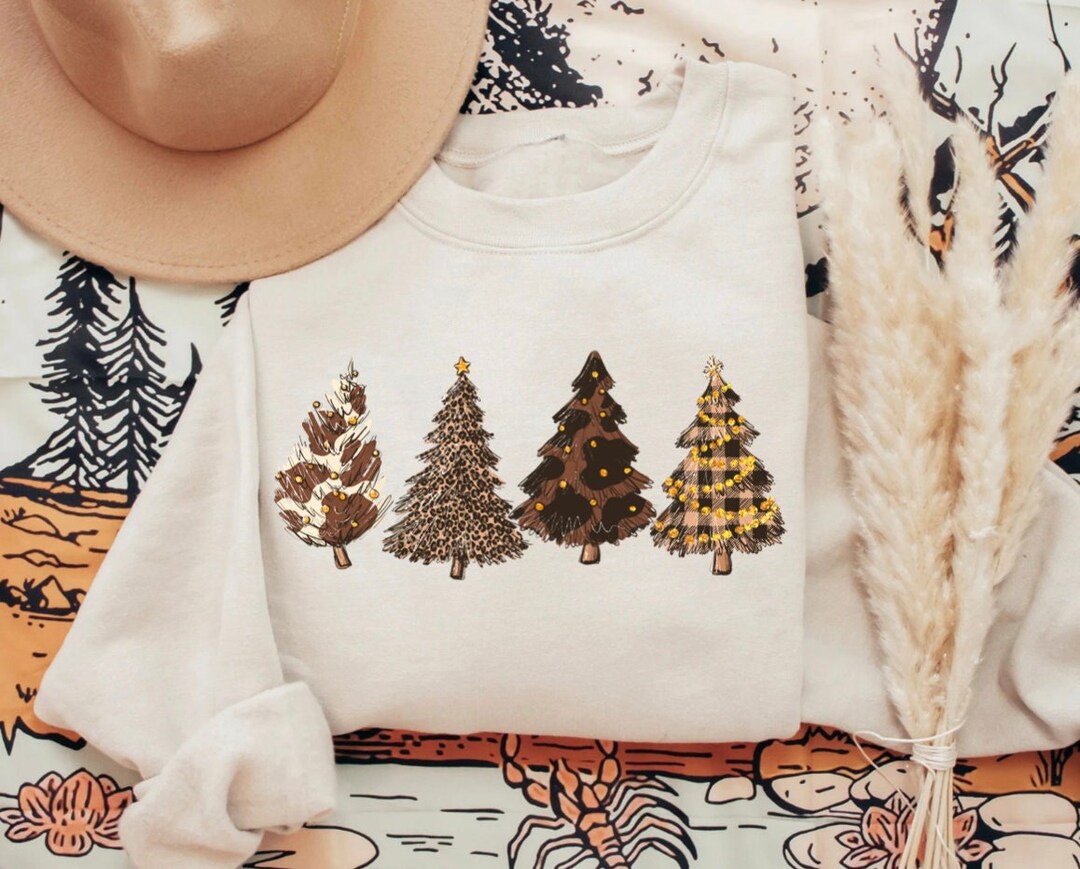 Howdy Western Holiday Sweatshirt Christmas Tree Sweatshirt - Etsy