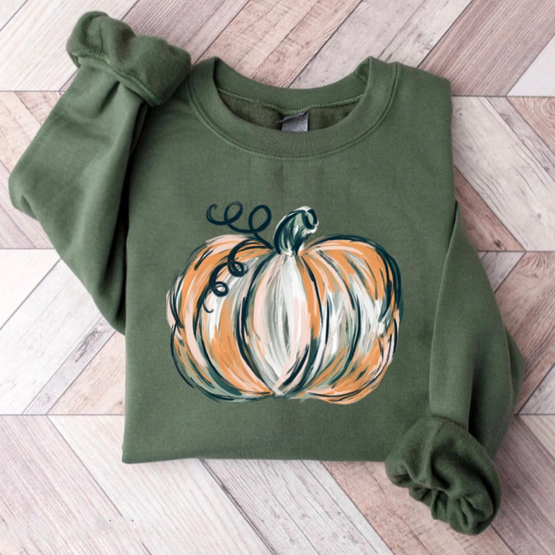 Pumpkin Sweater - Etsy