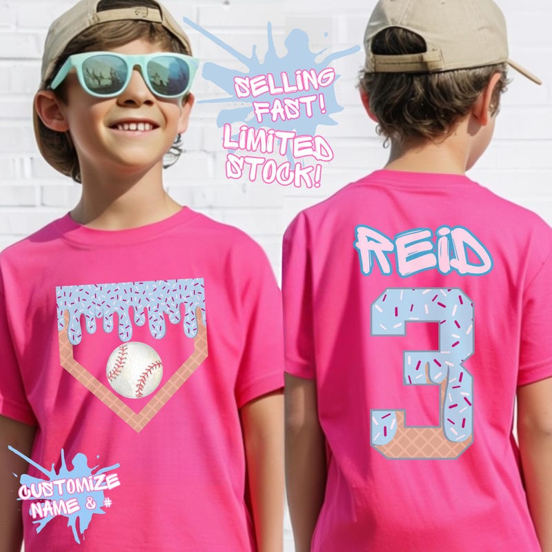 Custom Drip Baseball Shirt - Etsy