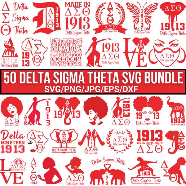 Delta Sigma Theta Sorority Deltaversary - Etsy