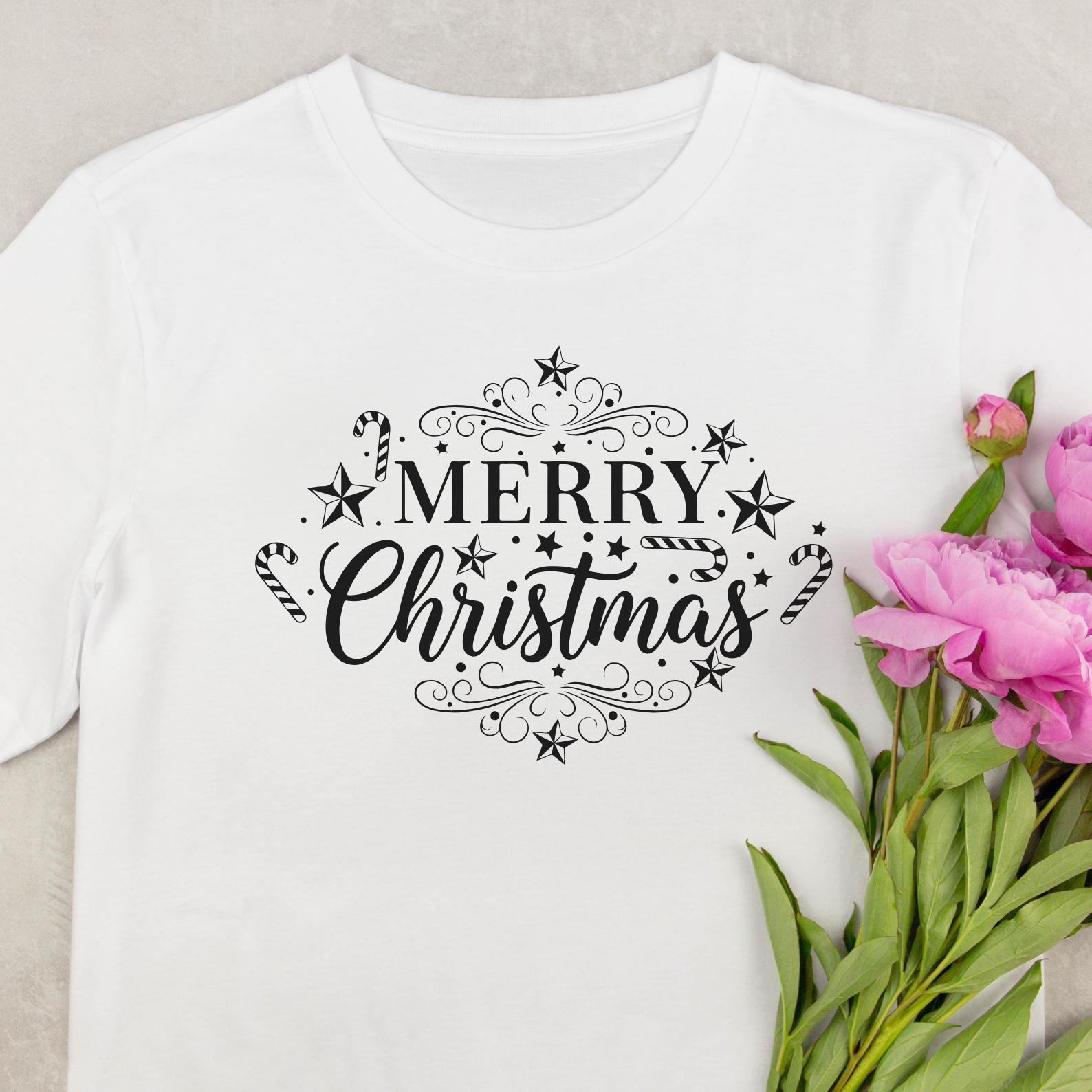 Merry Christmas Text Svg Bundle, Christmas Ornaments Svg, Winter Svg ...