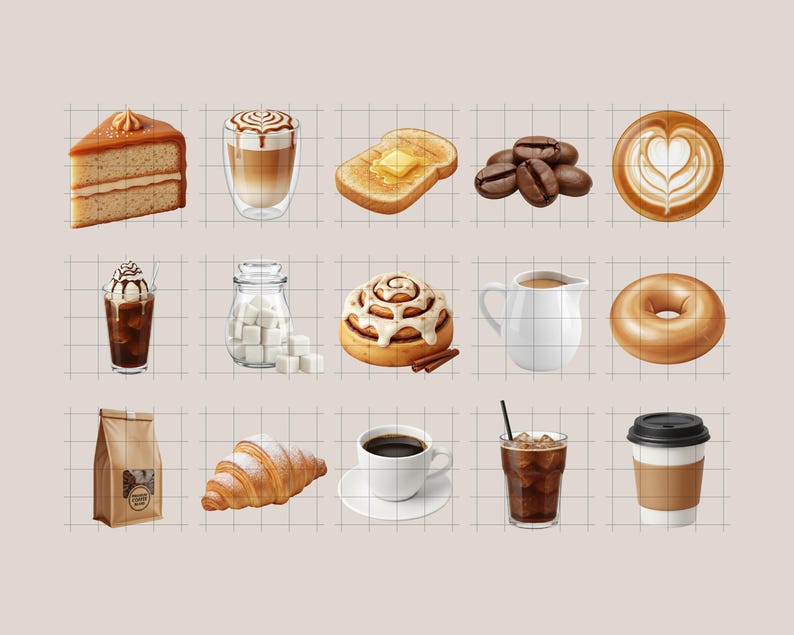Coffee Emoji Sticker Pack | 30 Cute Ios 18 Stickers for iPhone ...