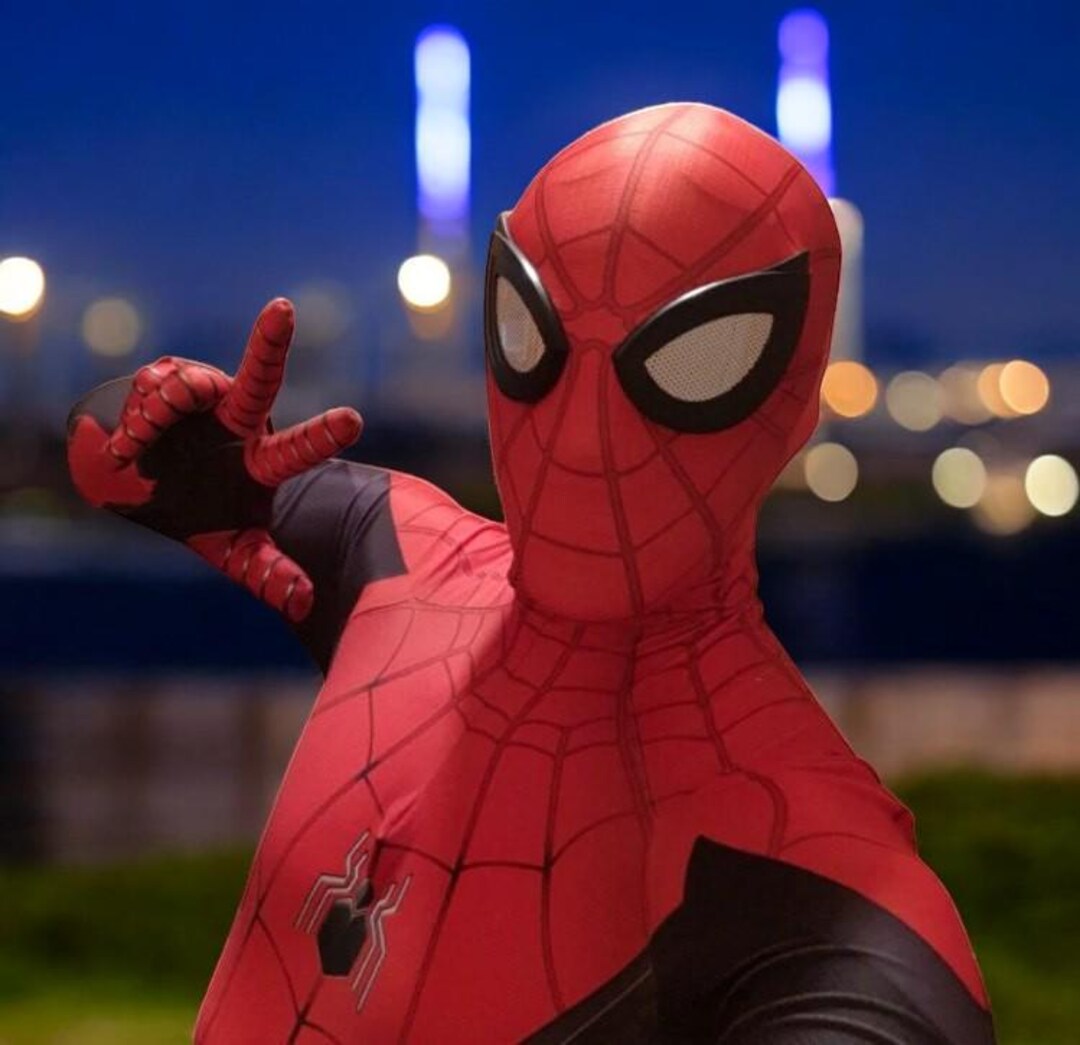Spiderman Custom Costume, Cosplay Spider-man, Suit Tom Holland, Spider ...