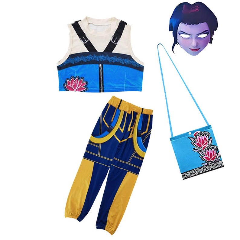 Huntrix Zoey Kpop Demon Hunters Cosplay Costume, Huntrix Performance ...