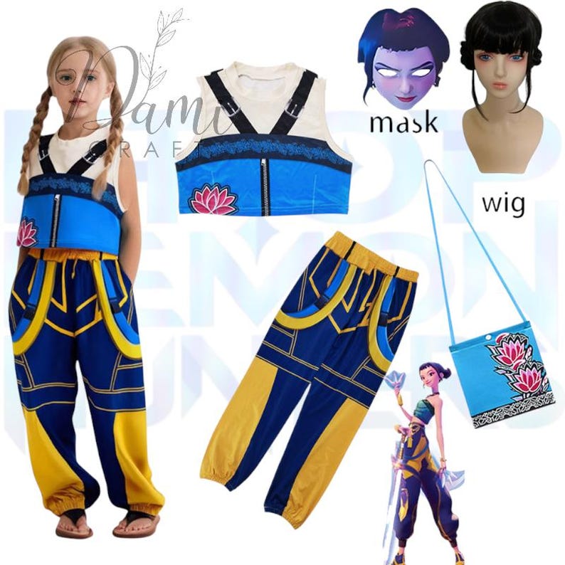 Huntrix Zoey Kpop Demon Hunters Cosplay Costume, Huntrix Performance ...