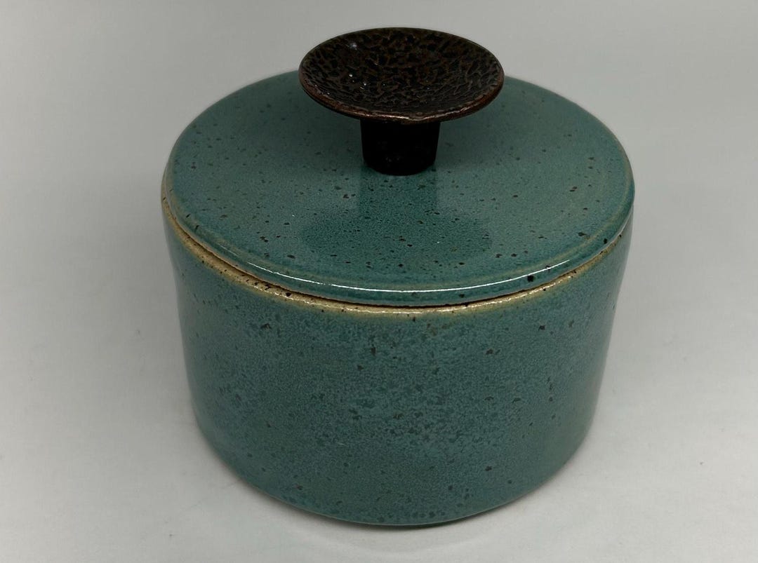 French Butter Bell or Keeper Ceramic Butter Crock Pottery Kitchen With ...