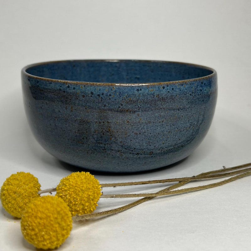 Blue Pottery Bowls - Etsy