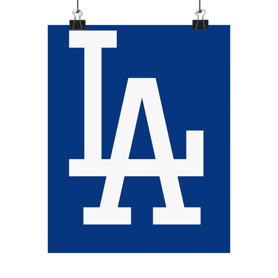 Los Angeles Dodgers Matte Vertical Posters, Sports Wall Art, Fan Decor ...
