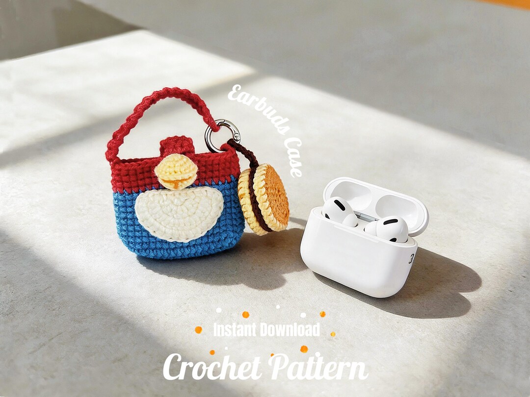 Crochet Earbuds Case Pattern PDF | Amigurumi Earphone Holder | Small ...