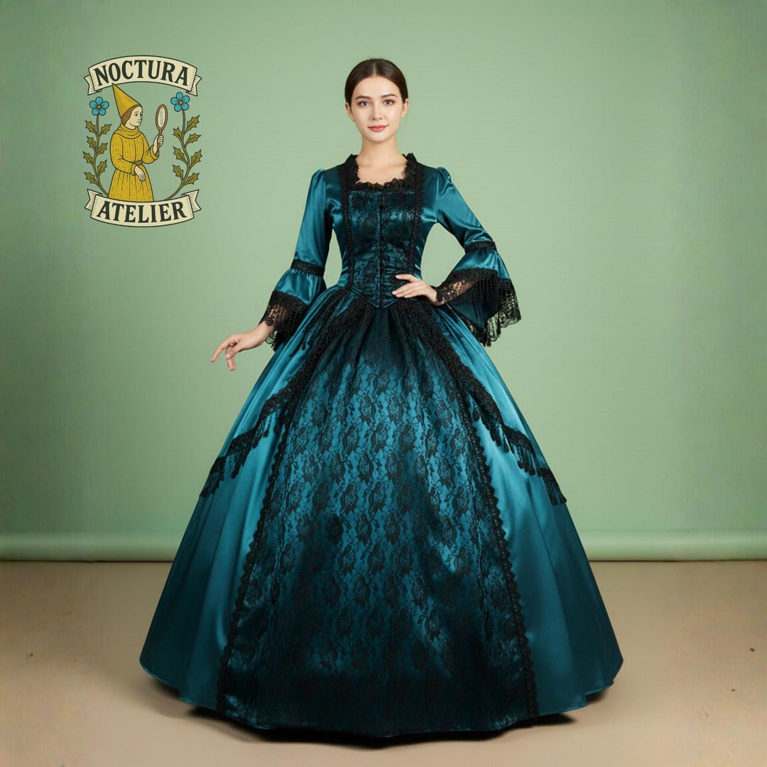 Handmade Victorian Dress | Medieval Dress | Baroque Masquerade & Period ...