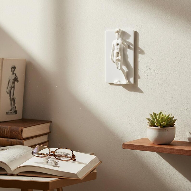 Michelangelo's David Light Switch Cover, 3D Sculptural Funny Switch ...