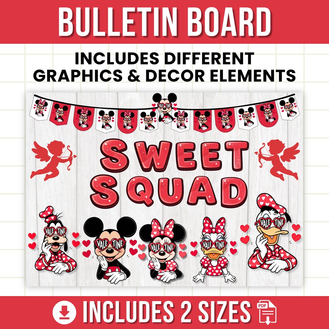 Valentine's Day Bulletin Board Kit & Valentines Day Door Decor ...